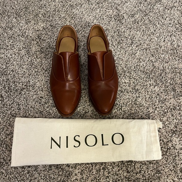 Nisolo | Shoes | Nisolo Emma Dorsay Brown Leather Shoes | Poshmark